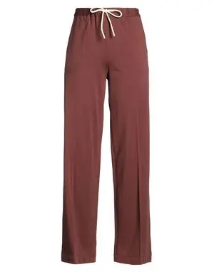 CIRCOLO 1901 Wide-leg Piqué Pants - Brown