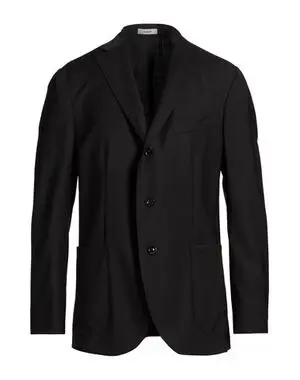 Boglioli Blazer Midnight Size Wool, Polyester, Elastane - Black
