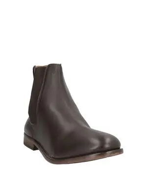 Moma Dark Calfskin Ankle Boots