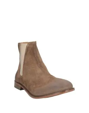 Moma Ankle Boots In Leather - Grey