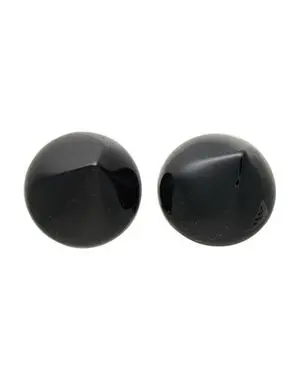 FERRAGAMO Pmma And Brass Clip-on Earrings - Black