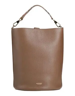 Burberry Chocolate Calfskin Bucket Bag