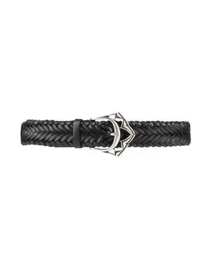Ba&sh Braided Leather Belt - Black