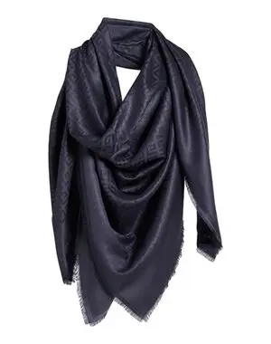 GIVENCHY Woman Scarf Dark Purple Size - Silk, Wool, Polyamide