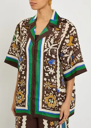 ALEMAIS Alémais Maroc Printed Woven Shirt - Multicoloured
