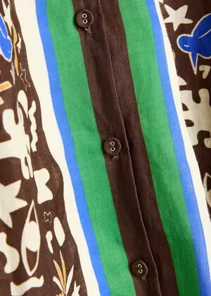 ALEMAIS Alémais Maroc Printed Woven Shirt - Multicoloured