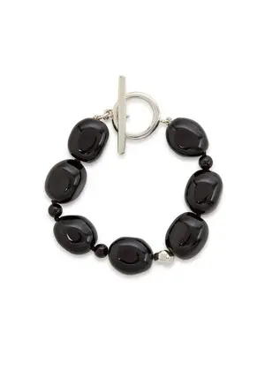 Agmes Dara Beaded Bracelet - Black