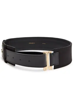 Victoria Beckham Tuxedo Wide Belt - Black