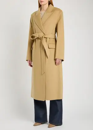 Acne Studios Double-breasted Wool-blend Trench Coat