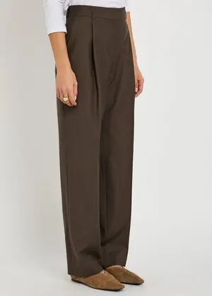 TOTEME Straight-leg Wool Trousers