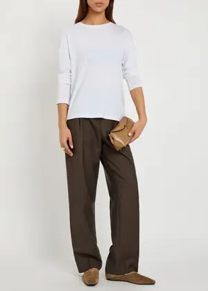 TOTEME Straight-leg Wool Trousers