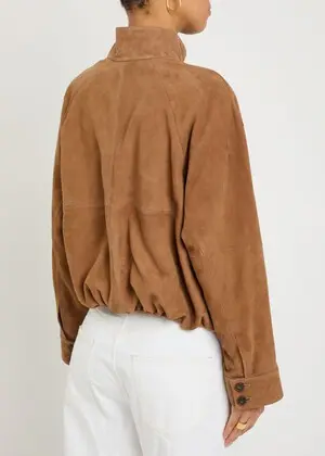 Simkhai Marley Suede Jacket - Camel