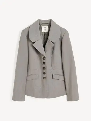 BY MALENE BIRGER Adrienna Single-breasted Blazer - Brown Mel