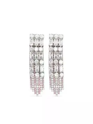 SELF-PORTRAIT Tassel Drop Earrings - Silver