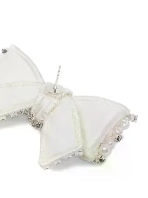 SELF-PORTRAIT Bow-shape Earrings - Silver