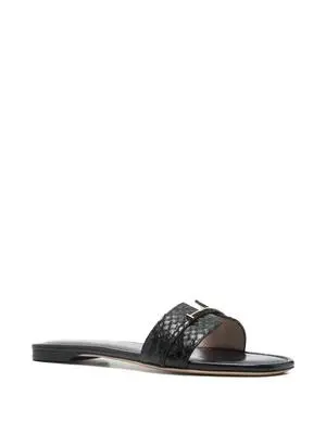 TOM FORD Embossed Hardware Detail Pumps - Black
