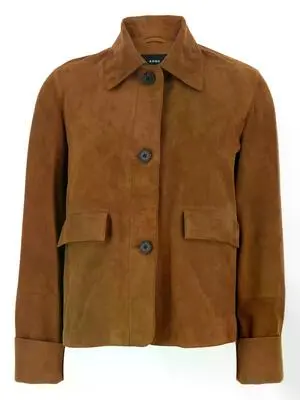 Suede Jackets with Pockets for Women