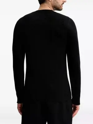 Guess Embossed Logo Sweater - Black