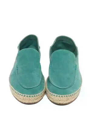 Loro Piana Suede Jute Espadrilles