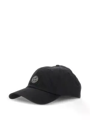 Stone Island Compass-patch Baseball Cap - Black