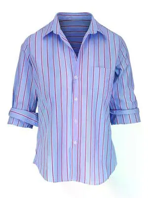 Frank & Eileen Barry Striped Cotton Shirt