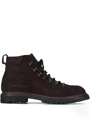Aquatalia Denali Lace-up Suede Boots - Brown