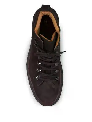 Aquatalia Denali Lace-up Suede Boots - Brown