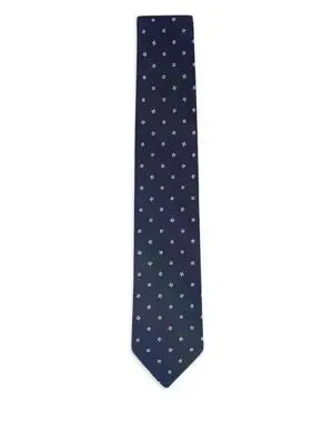 PAOLO ALBIZZATI Floral-pattern Neck Tie