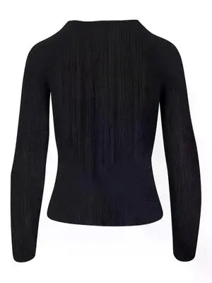 Vince Long-sleeve Ribbed Knit Top