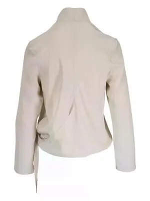 PETER COHEN Tie Wrap Silk Blouse