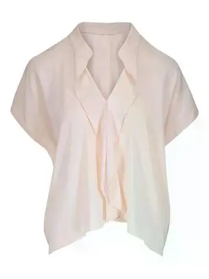 Zero + Maria Cornejo Ruffled Blouse