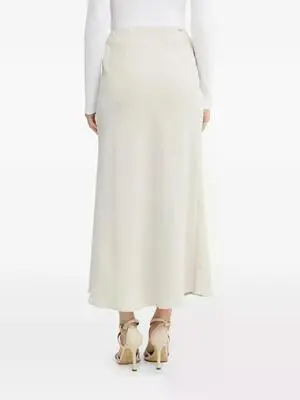 Armani Exchange Midi A-line Skirt With Button Detail