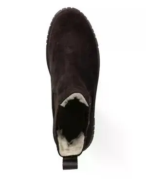 Gant Snowmont Platform Panelled Chelsea Boots - Brown
