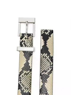 Khaite Snake-effect Belt
