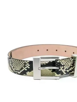 Khaite Snake-effect Belt