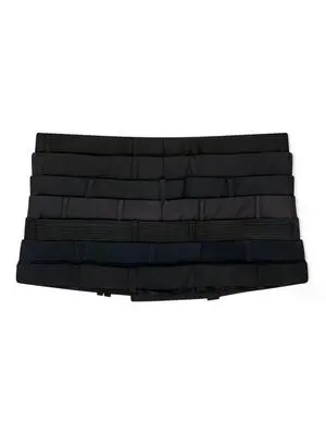 HODAKOVA Multi-layer Mini Skirt