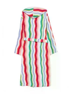Missoni Hooded Stripe-pattern Bath Robe