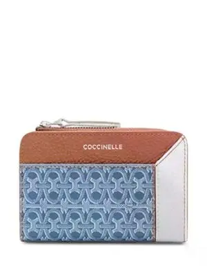COCCINELLE Loreen Monogram Zip Wallet - Brown