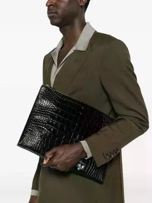 TOM FORD Textured Zip-closure Clutch