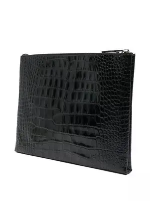 TOM FORD Textured Zip-closure Clutch