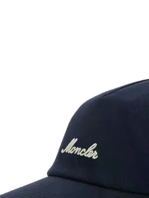 Moncler Logo-embroidered Baseball Cap - Blue