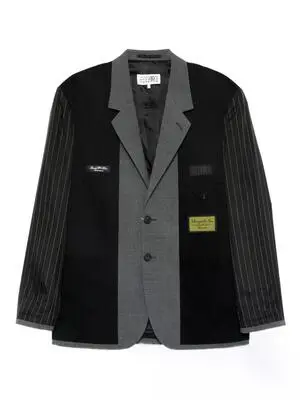 MAISON MARGIELA Pinstripe Panelled Blazer