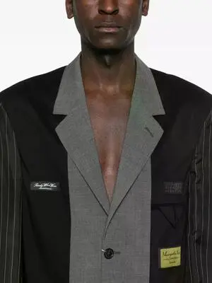 MAISON MARGIELA Pinstripe Panelled Blazer