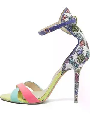 SOPHIA WEBSTER Nicole Ankle-strap Heeled Sandals - White