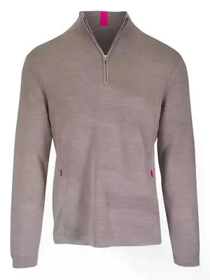 G/fore Zip-neck Merino Wool Sweater