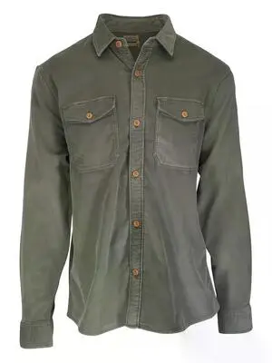 Faherty Brand Buttoned Flap-pocket Shirt