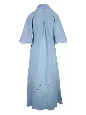 Zimmermann Daylight Denim Midi Dress - Blue