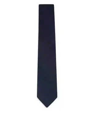 PAOLO ALBIZZATI Striped-pattern Necktie - Blue