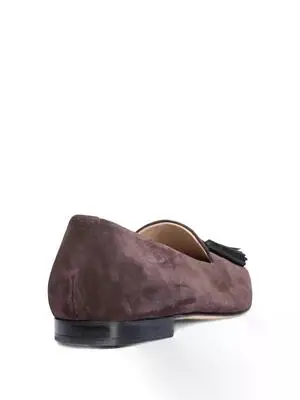 Le Monde Beryl Tassel-design Suede Loafers