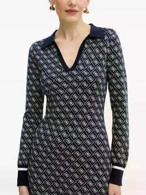 Guess Logo-patterned Mini Dress